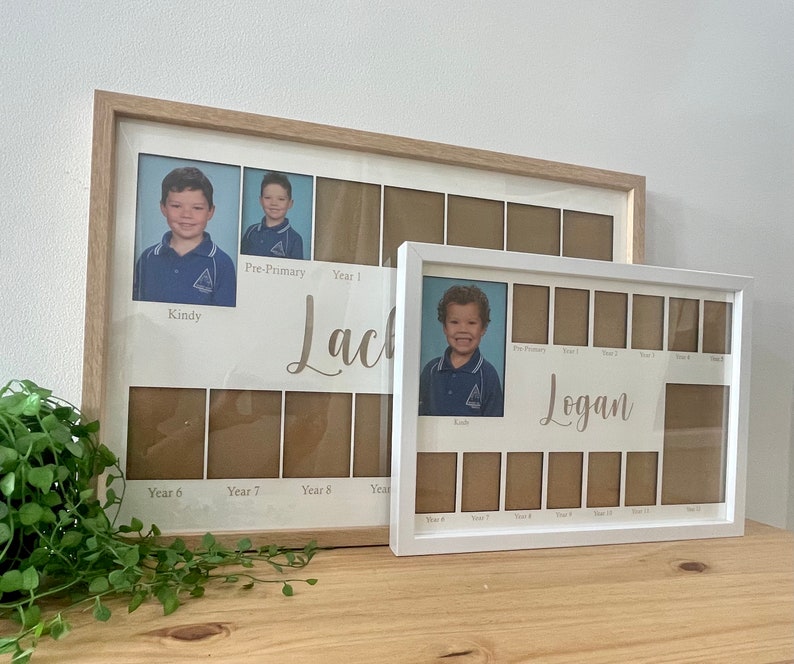 Small School Years Photo Frame, Memory Frame, Personalised Frame, Kids ...