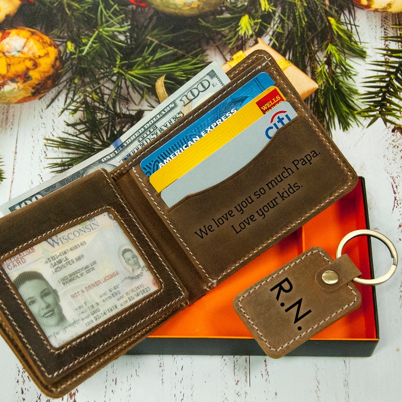 Keychain Wallet - Etsy