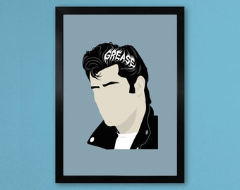 Danny Grease Poster - Etsy