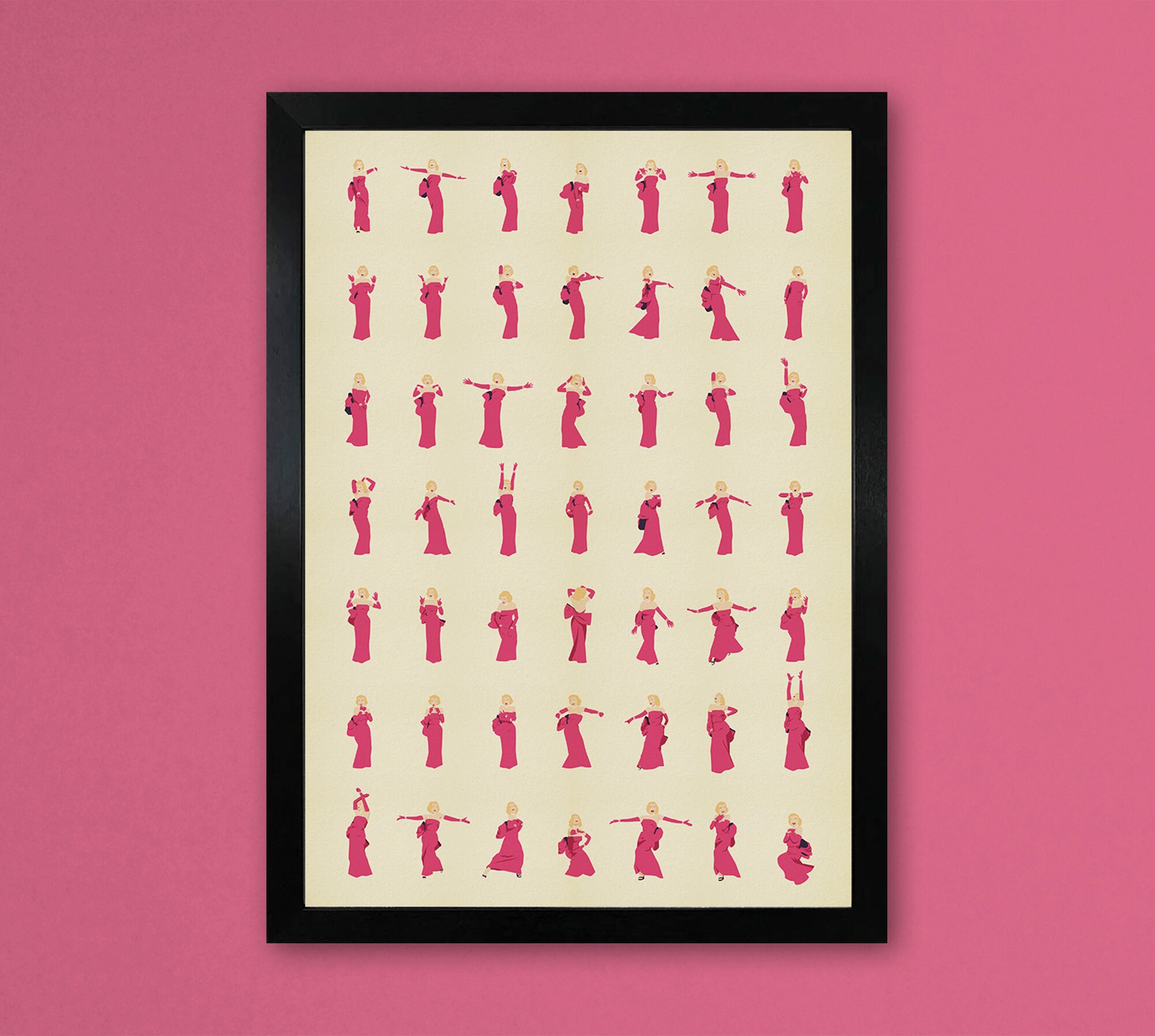 Diamonds Infographic Marilyn Monroe A3 Art Print - Etsy