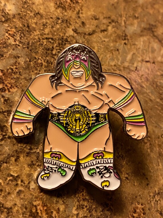 Ultimate Warrior Soft Enamel Pin /250 Limited | Etsy