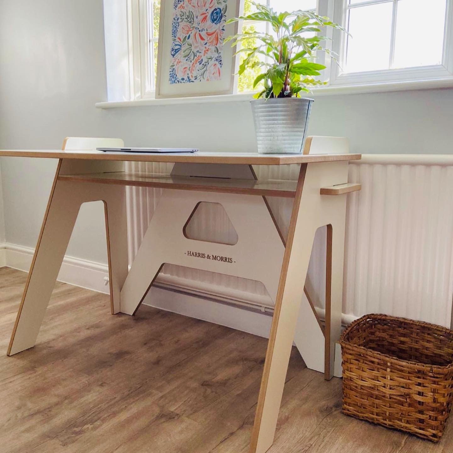 White Slot Together Desk | Etsy
