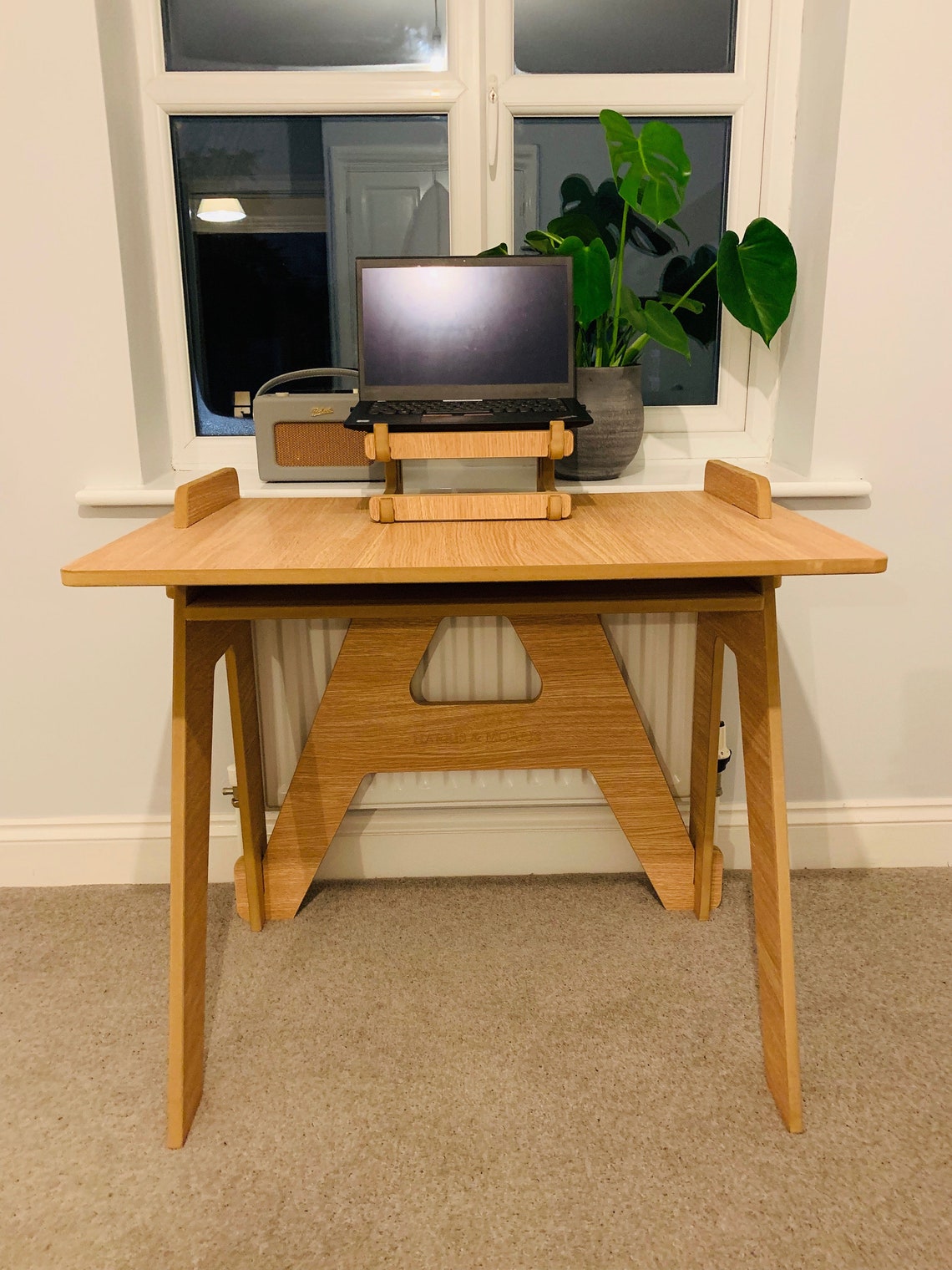 Oak Slot Together Desk - Etsy UK
