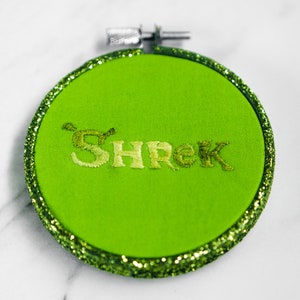 Shrek Embroidery Decor - Etsy