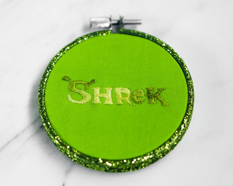 Shrek Embroidery Decor - Etsy