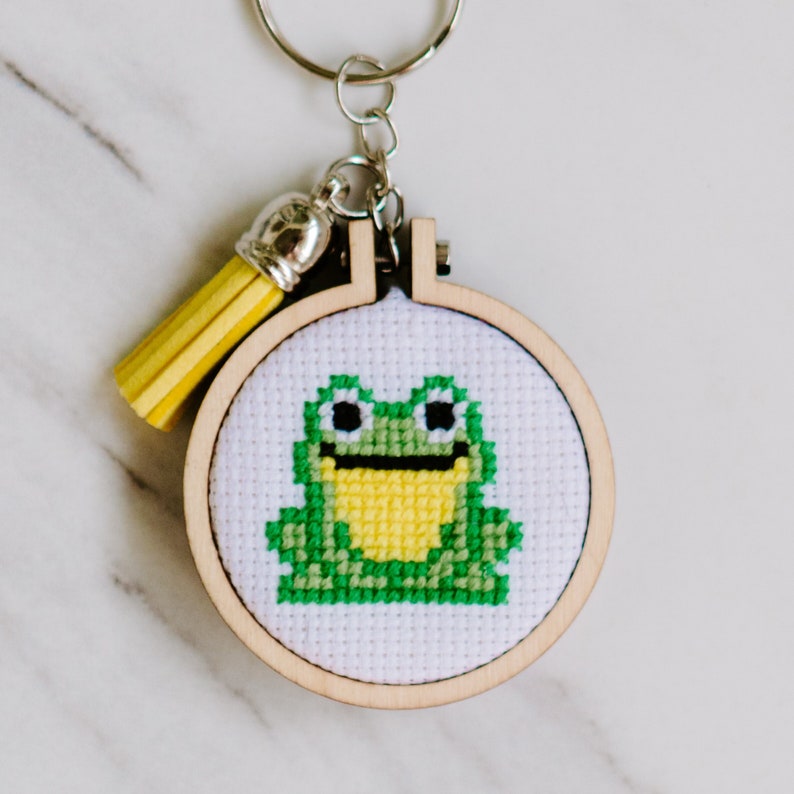 Frog Keychain - Etsy