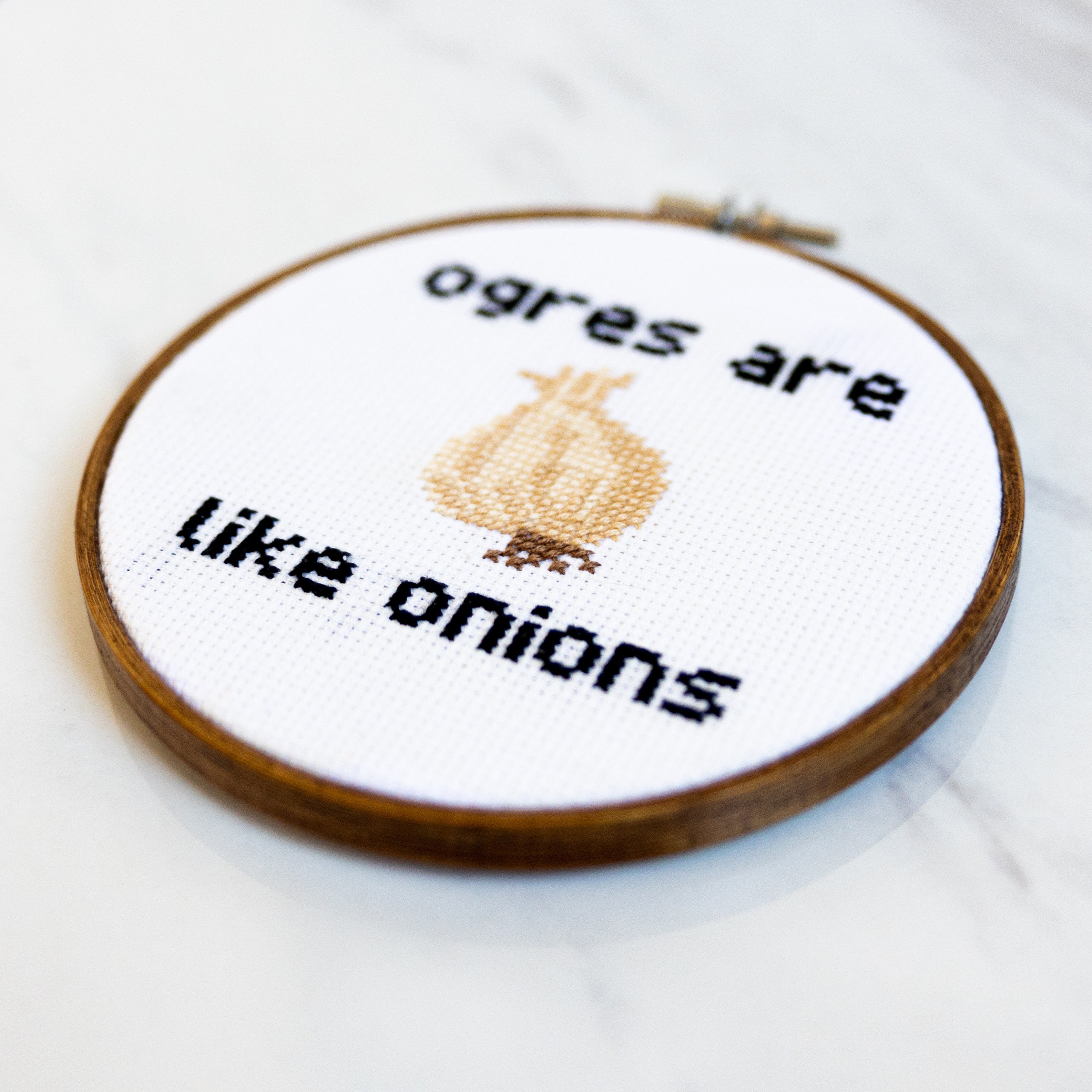 Ogres Are Like Onions Shrek Cross Stitch Decor - Etsy