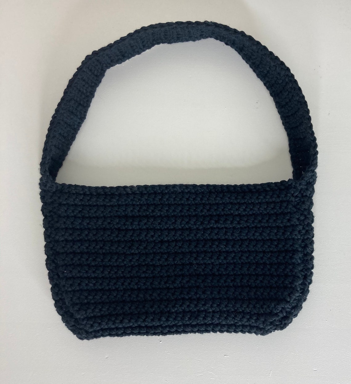 Custom Y2K/ 90s Style Crochet Handbag Shoulder Bag Baguette Handbag ...
