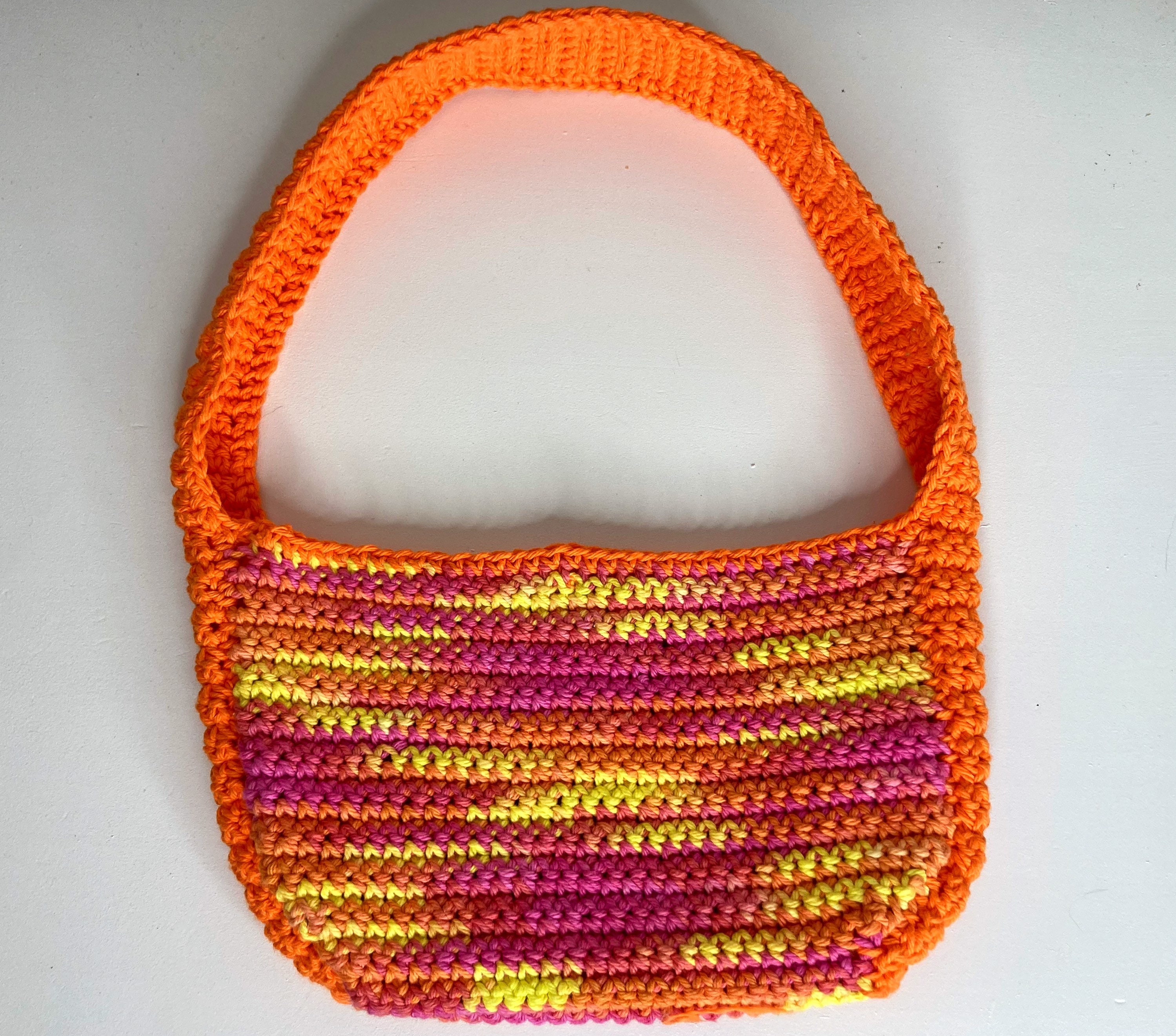 Custom Y2K/ 90s Style Crochet Handbag Shoulder Bag | Etsy