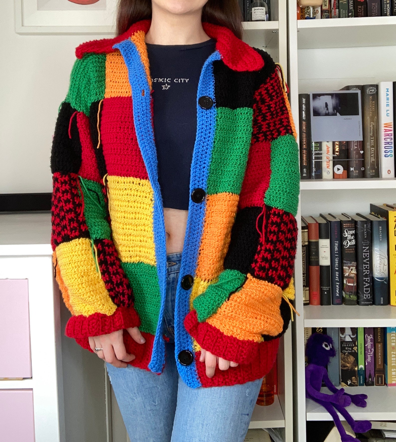 Harry Styles/ JW Anderson Crochet Cardigan/ Jacket Handmade Custom ...