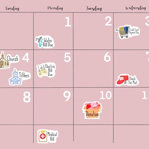 40 Daily Life Stickers / Free Shipping / 3 Materials / Planner Stickers ...