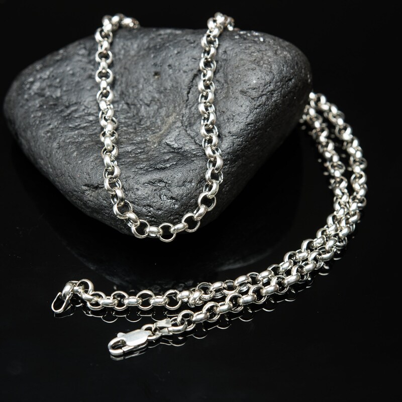 Heavy Silver Chain - Etsy