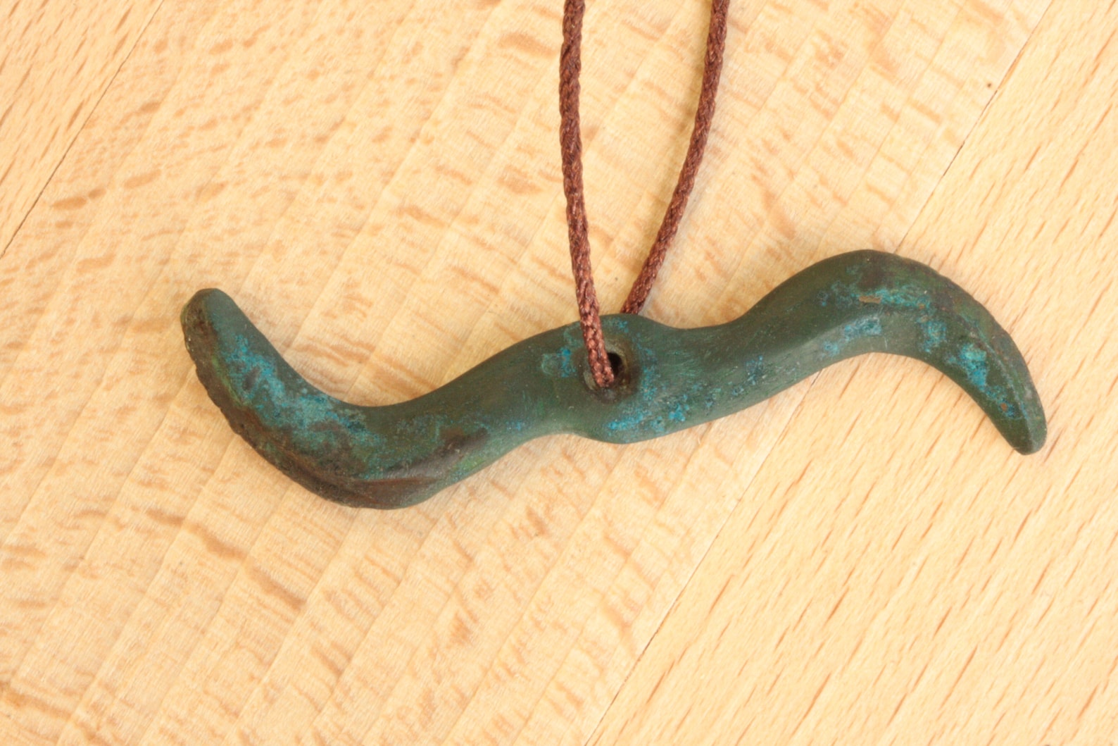 Ancient Bronze Amulet Thor's Lightning / Odin's Talisman Necklace ...