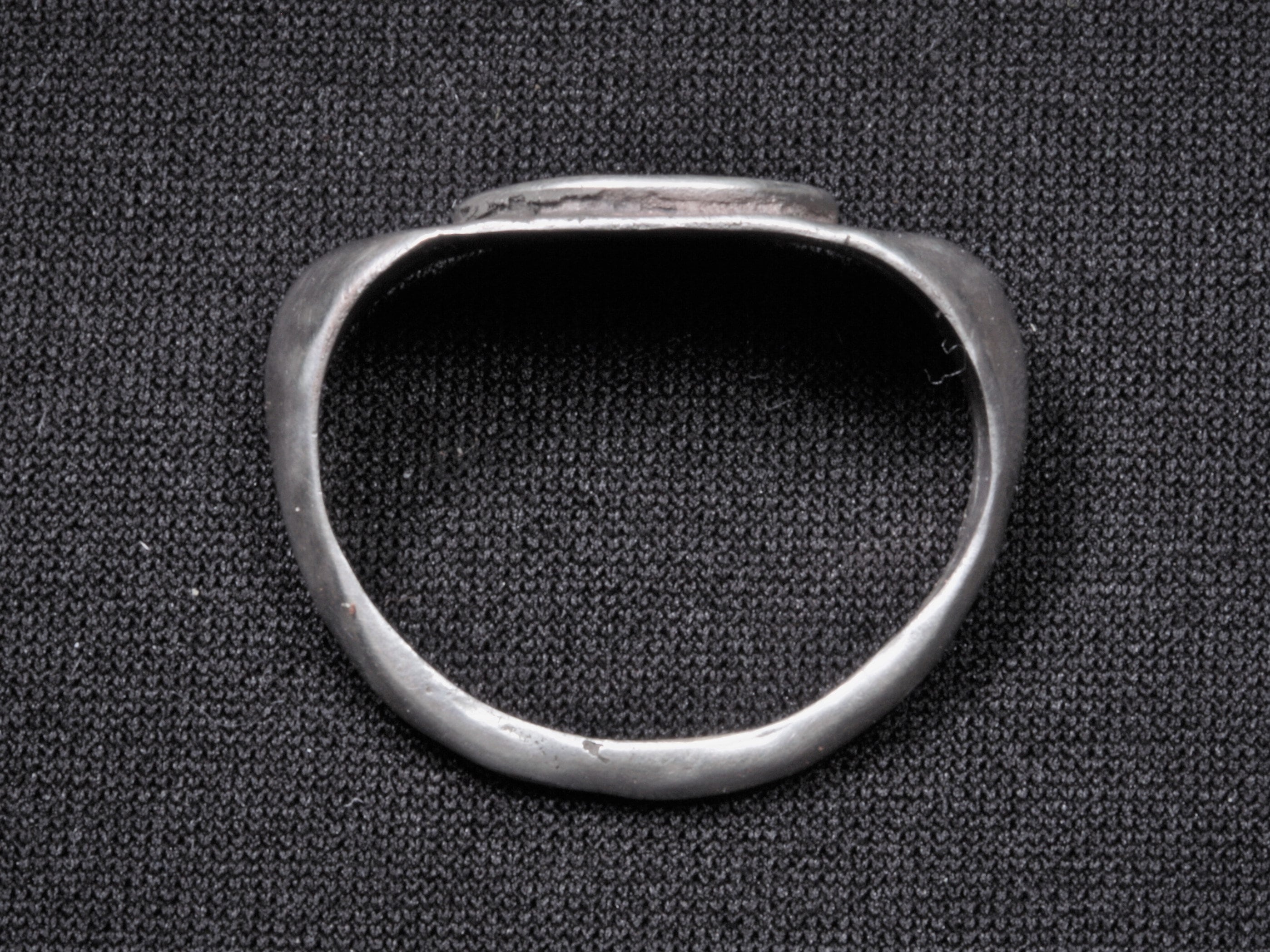 Roman Ring With a Handshake as Symbol of Loyalty and Reliability. Cast ...