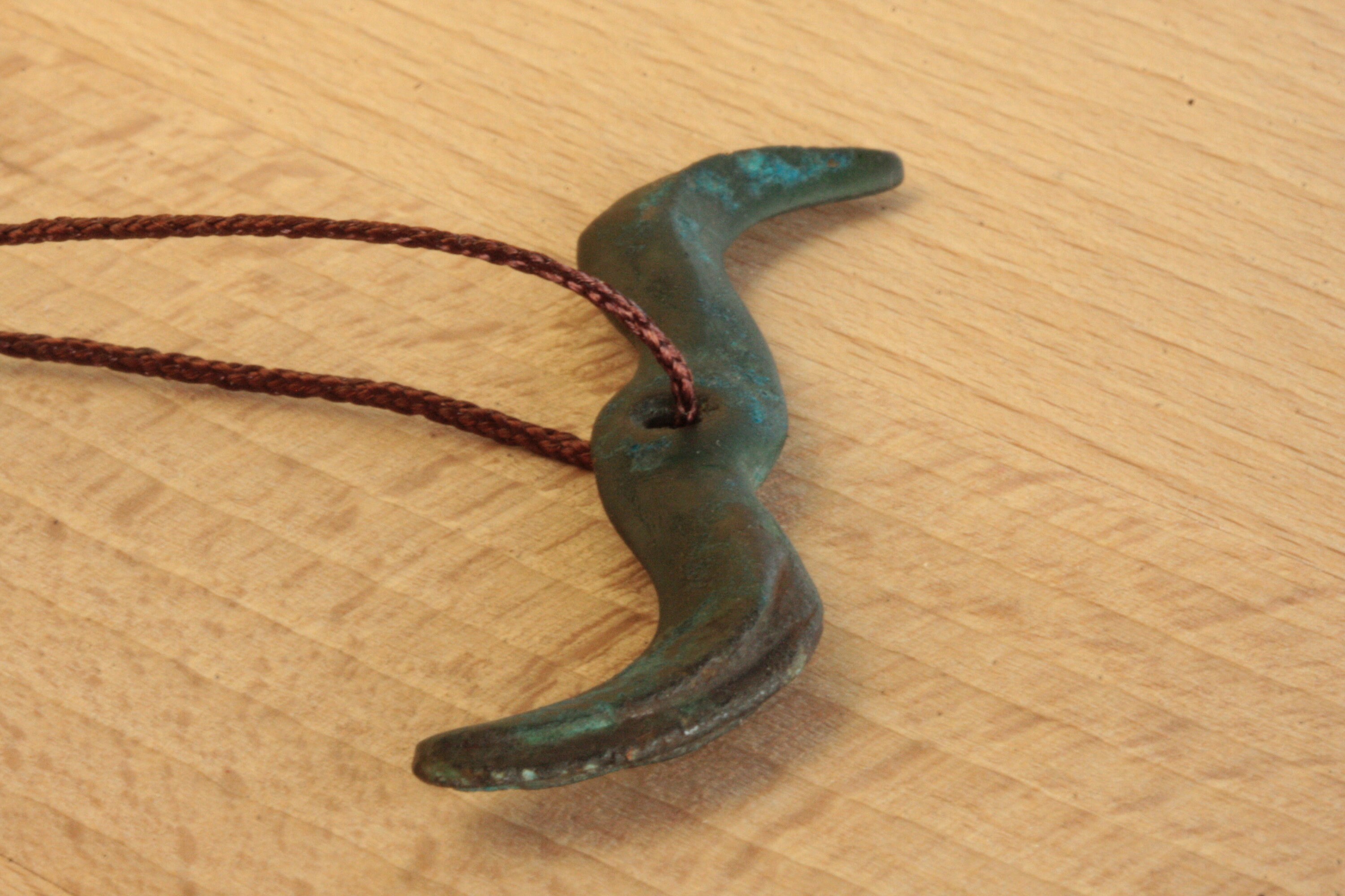 Ancient Bronze Amulet Thor's Lightning / Odin's Talisman Necklace ...