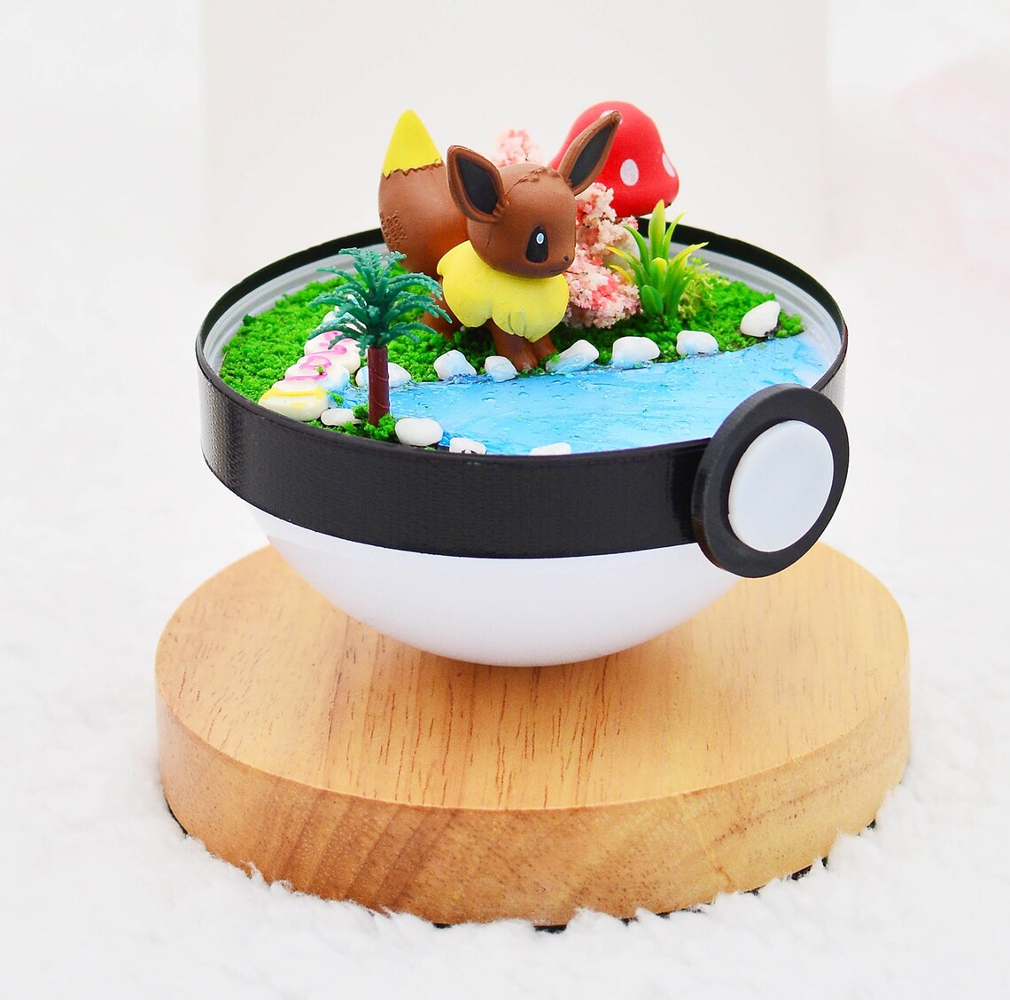 Pokemon Terrarium Pokeball Gifts for Kids Eevee Terrarium - Etsy