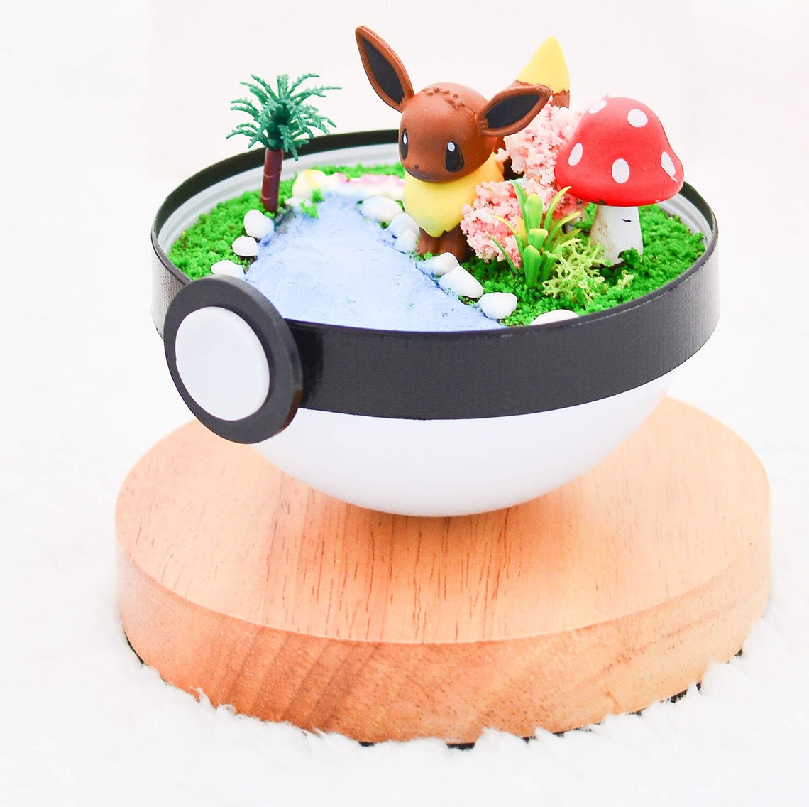 Pokemon Terrarium Pokeball Gifts for Kids Eevee Terrarium - Etsy