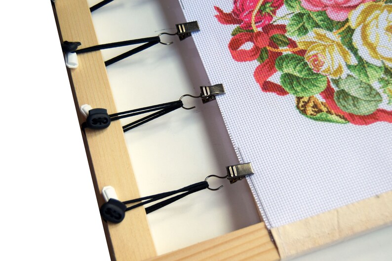 Black Tensioners for Embroidery Frames Set of 6 Side Tensioners for ...