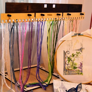 Cross Stitch Stand Floss Organizer Embroidery Organise Thread Holder ...