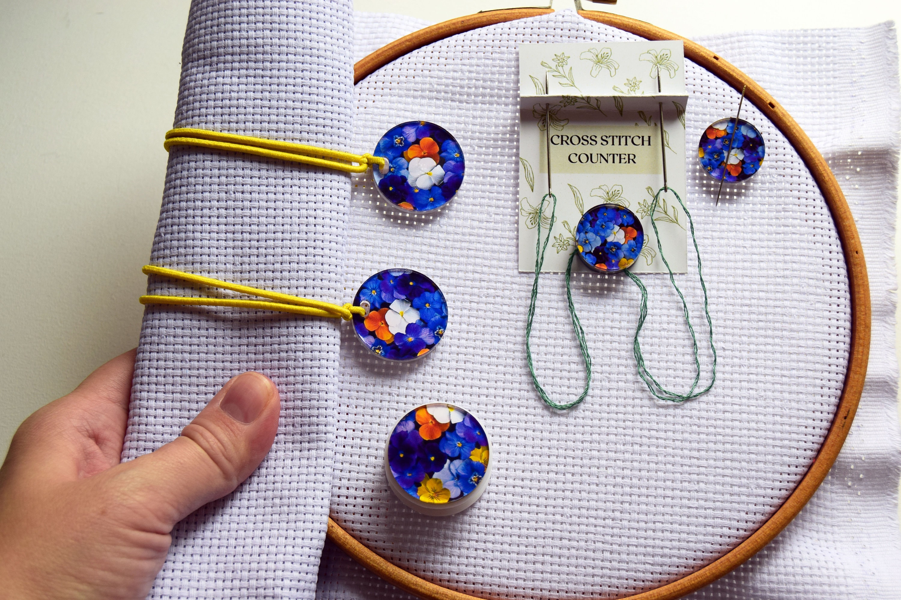 Embroidery Tool Kit for Cross Stitch 5 Accessories for Stitching Needle ...