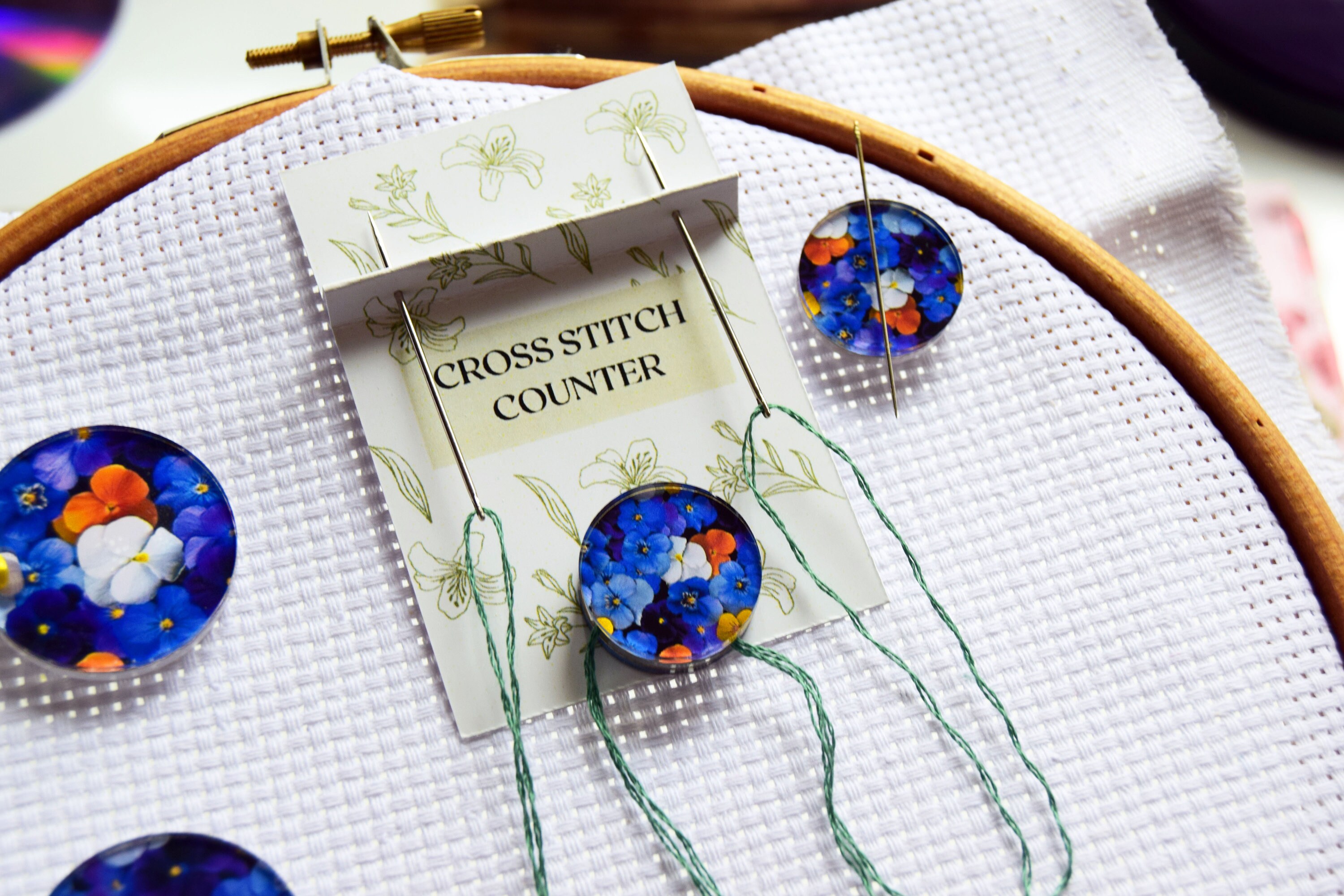 Embroidery Tool Kit for Cross Stitch 5 Accessories for Stitching Needle ...