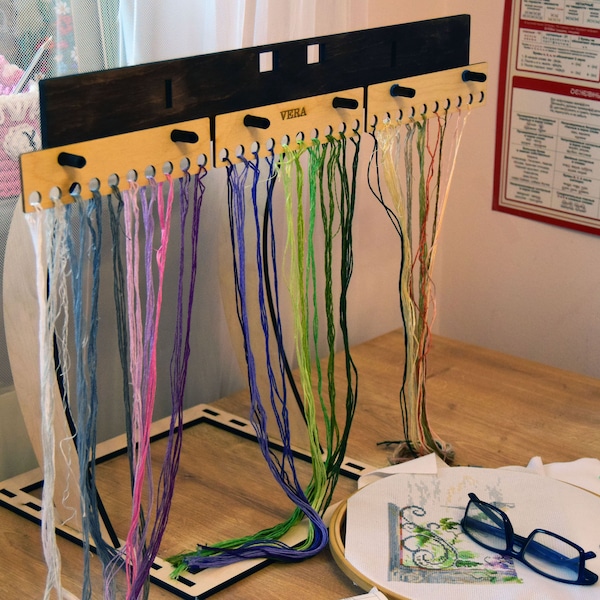 Embroidery Floss Organizing Rack - Etsy