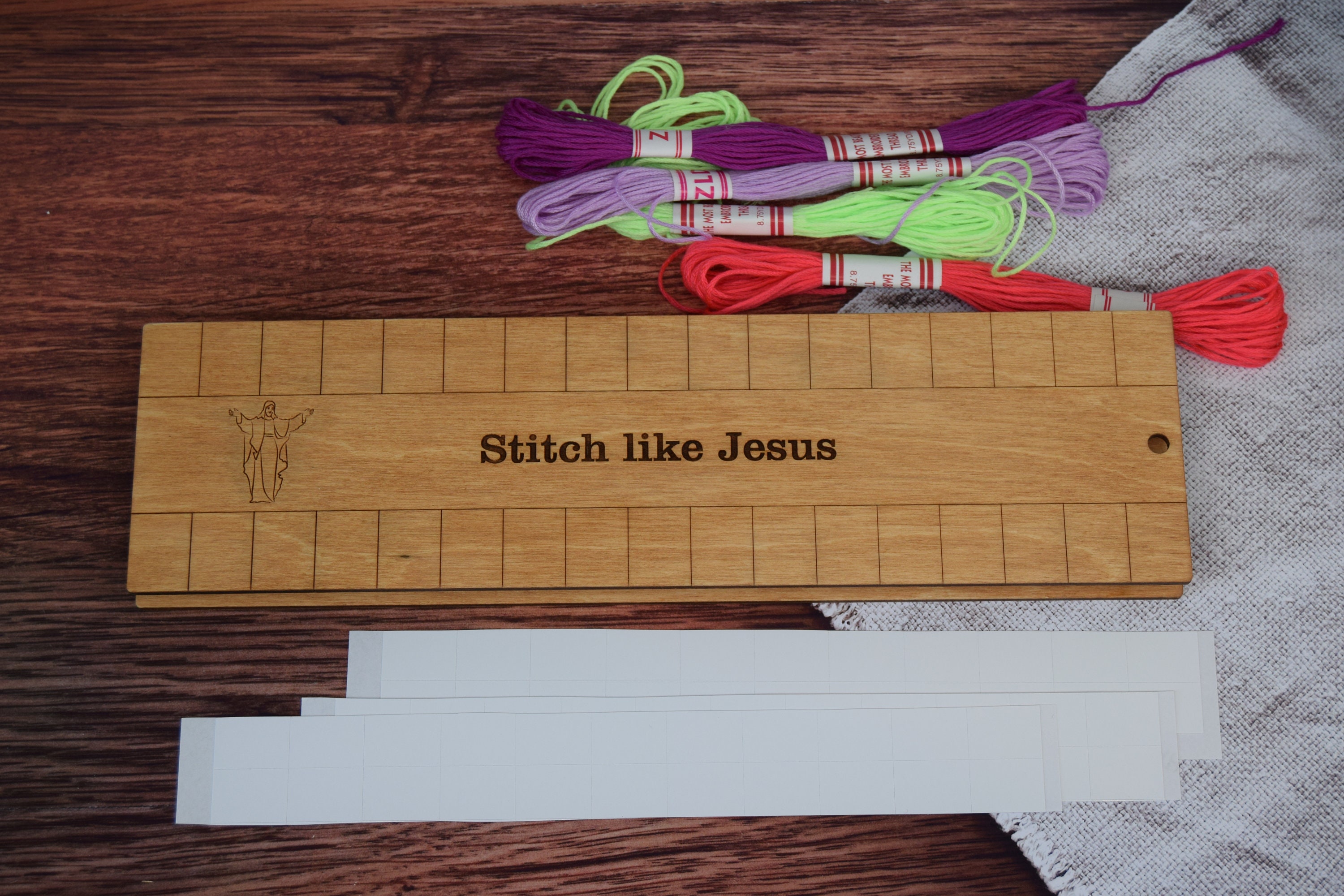 Cross Stitch Floss Organizer Thread Storage Embroidery Tool for Cross Stitch Kit Needle Minder ...