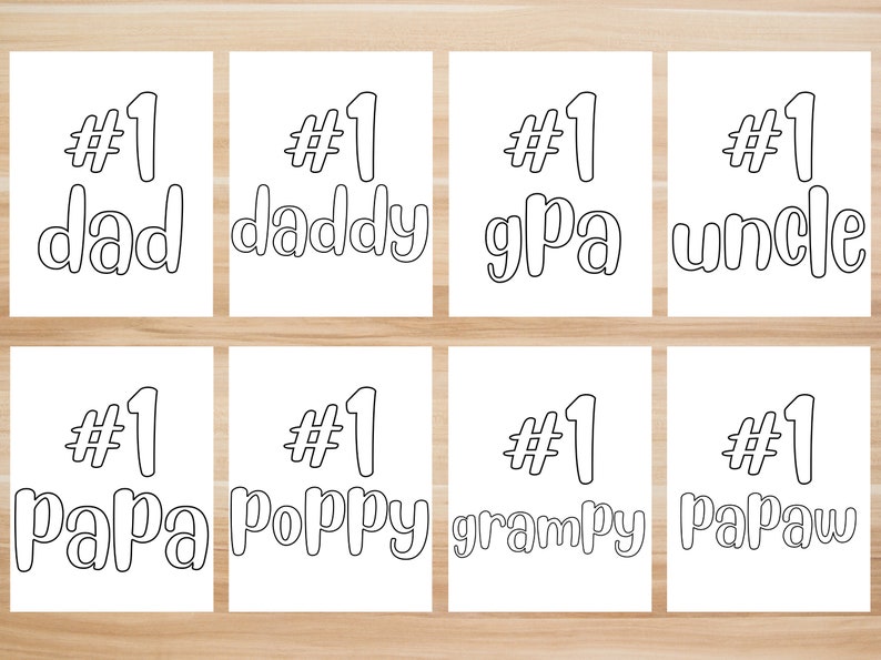 Father's Day Printable and Coloring Sheets All About Dad Worksheet ...