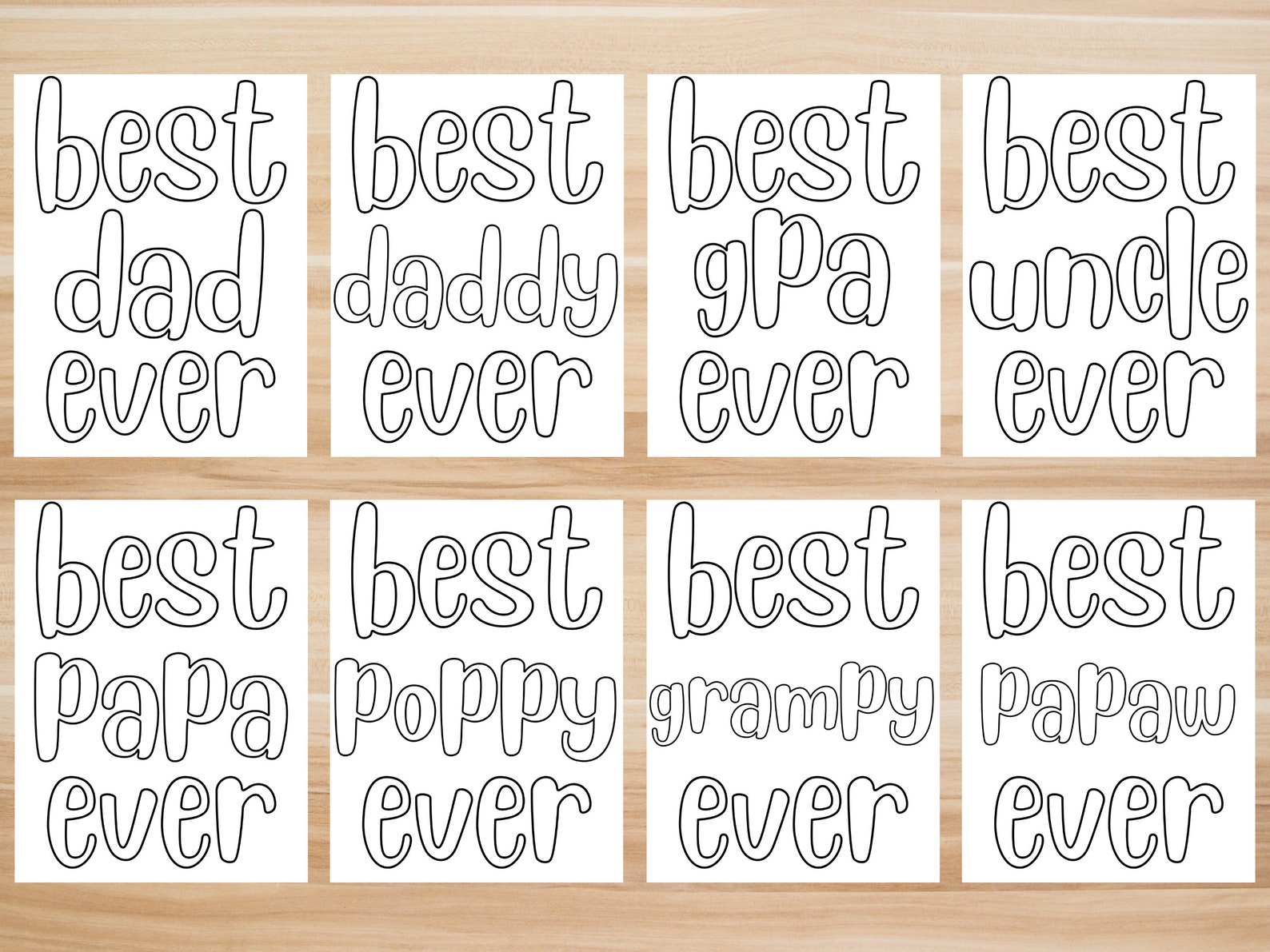Father's Day Printable and Coloring Sheets All About Dad Worksheet ...