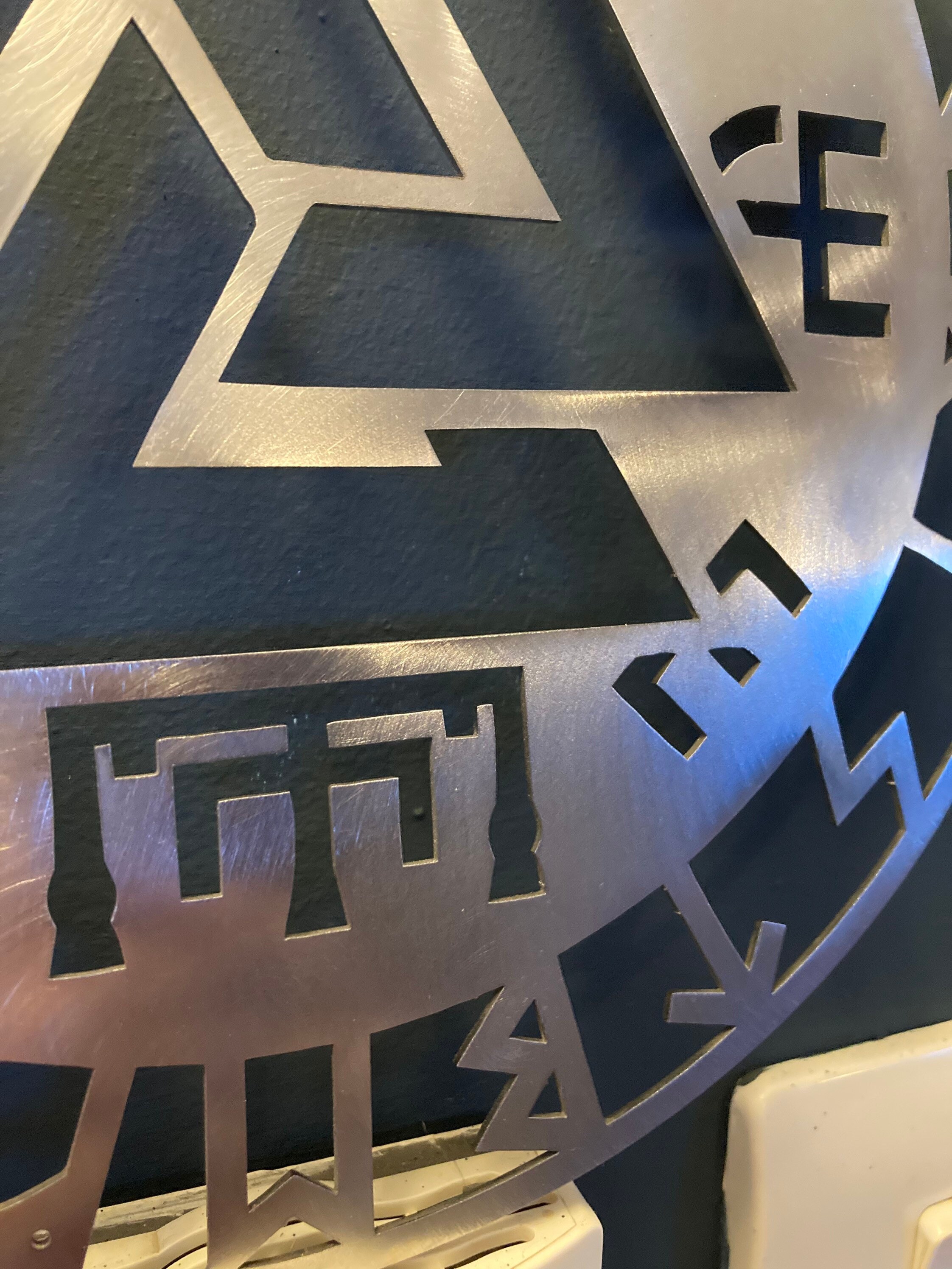 Metal Wall Art Steel Viking Norse Paganism Plaque Wall Decor - Etsy