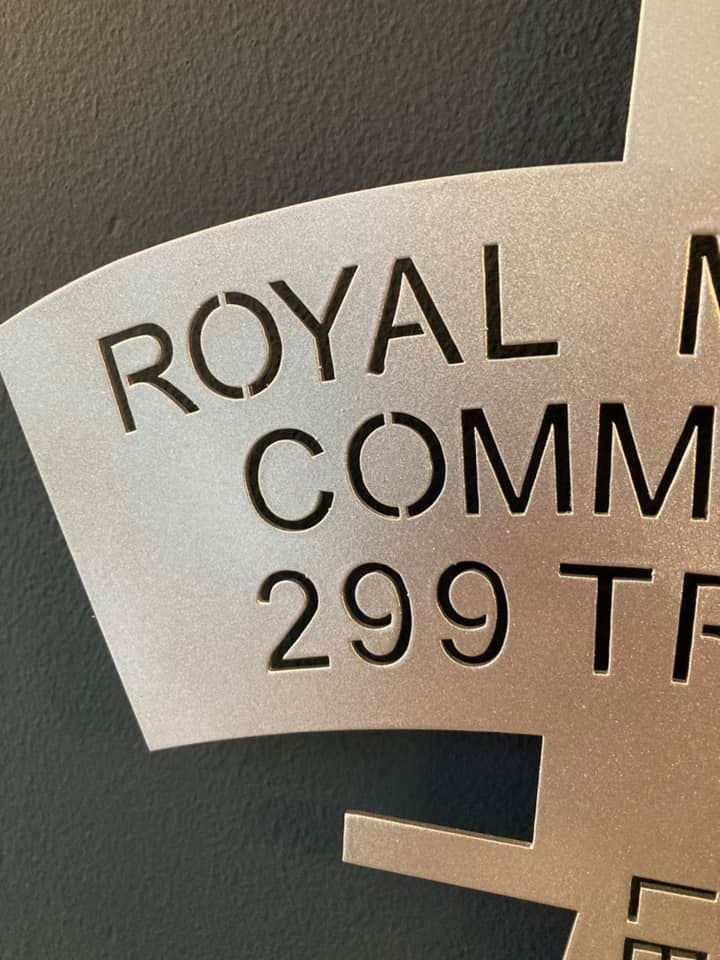 Metal Wall Art British Royal Marine Dagger Bootneck Commando ...