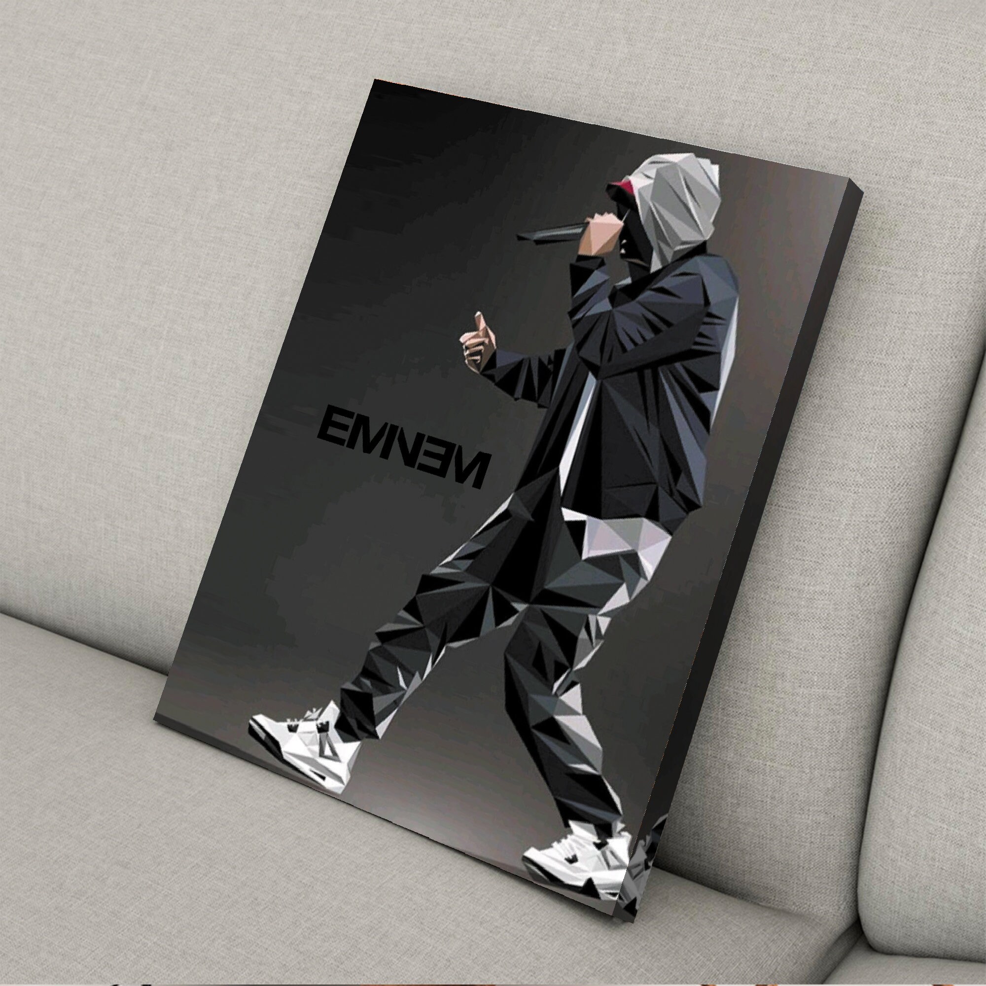 Eminem Canvas Eminem Poster Rap God Rap Music Poster Music | Etsy