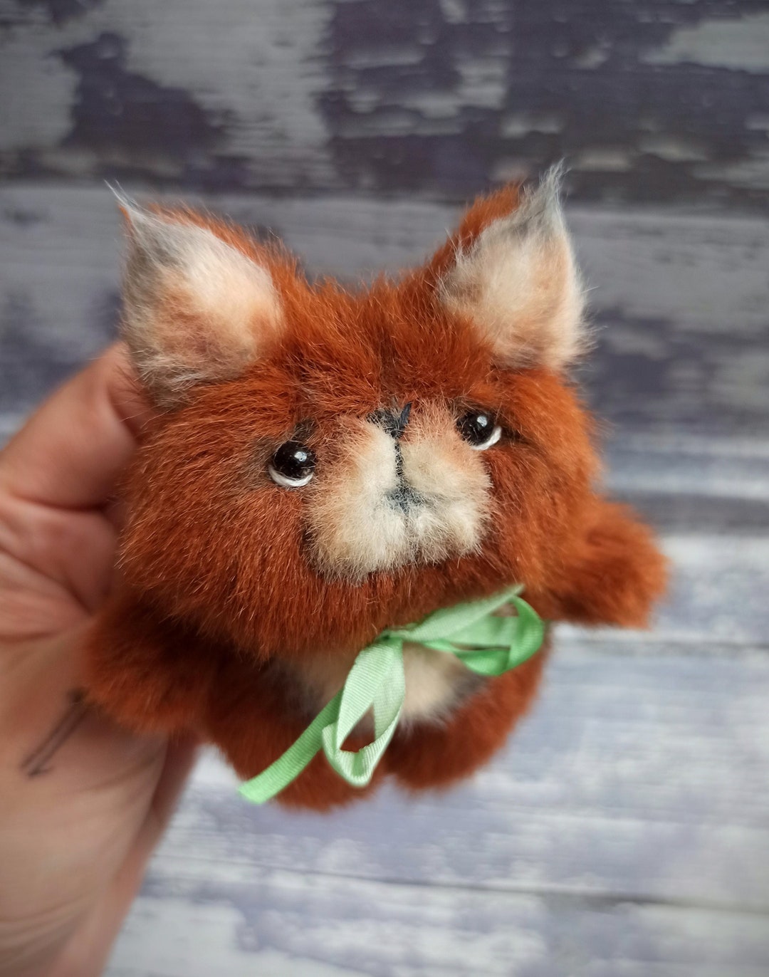 Baby Teddy Fox, Cute Teddy Fox Doll, Mini Fox Autumn, Cute Stuffed Fox ...
