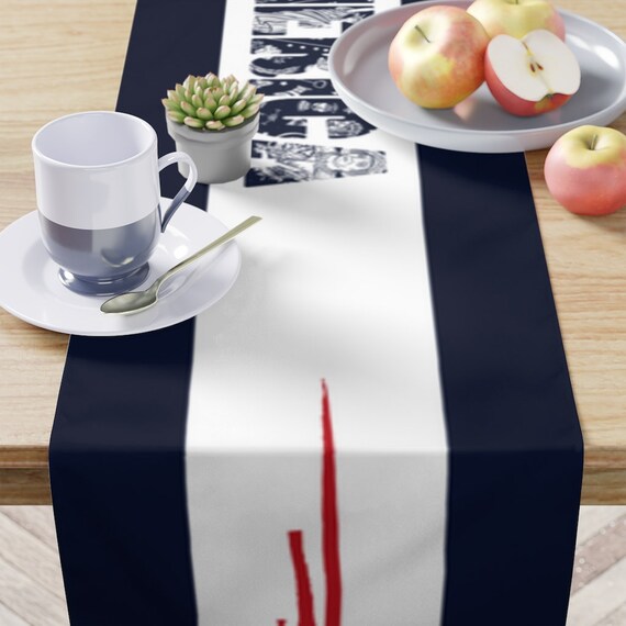 America Cloth Table Runner Patriotic Table Linens Memorial - Etsy