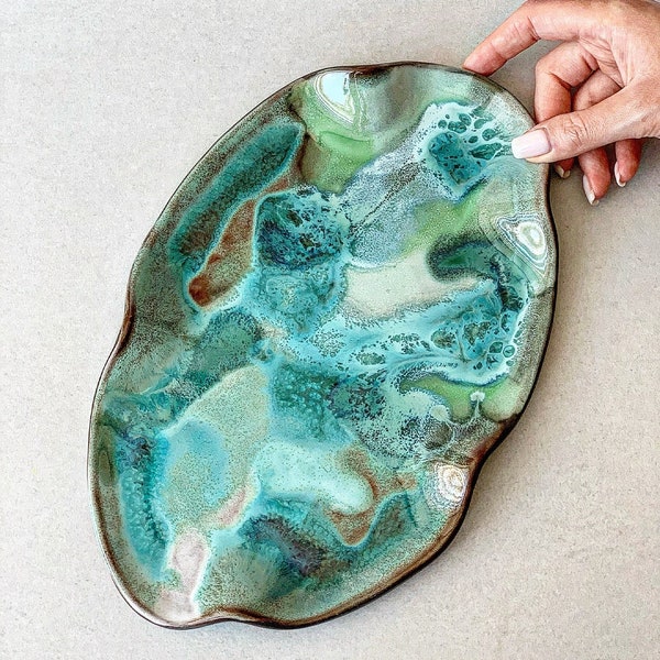 Ceramic Platter - Etsy