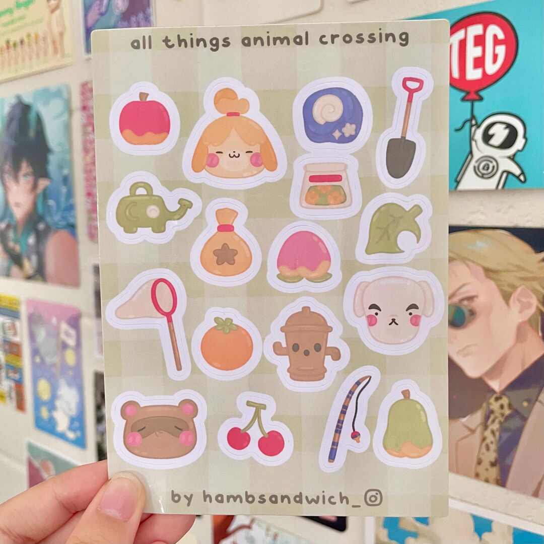 ACNH Video Game Characters & Icons Stationery Bullet Journal Planner ...