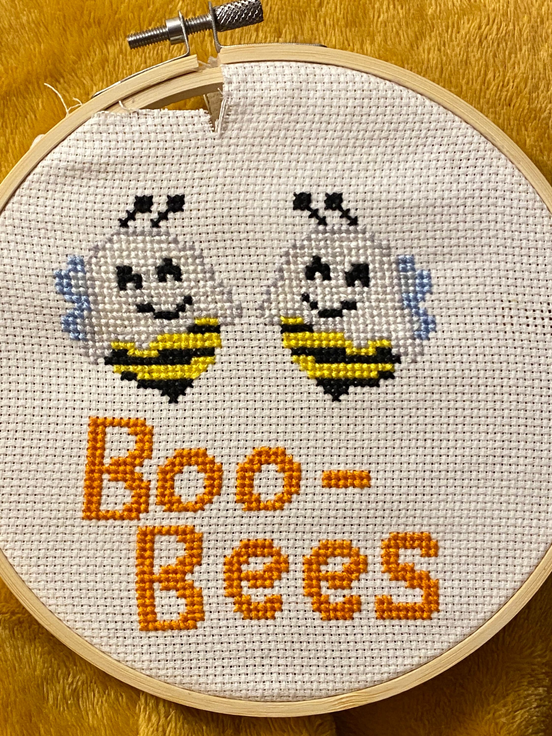 Boo Bees Cross Stitch Pattern - Etsy