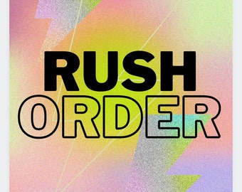 Rush My Order or Express Shipping - Etsy