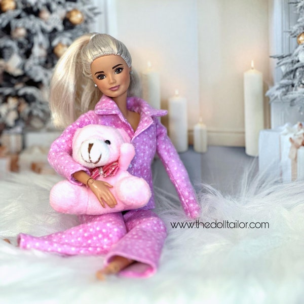 Pink Barbie Pajamas - Etsy