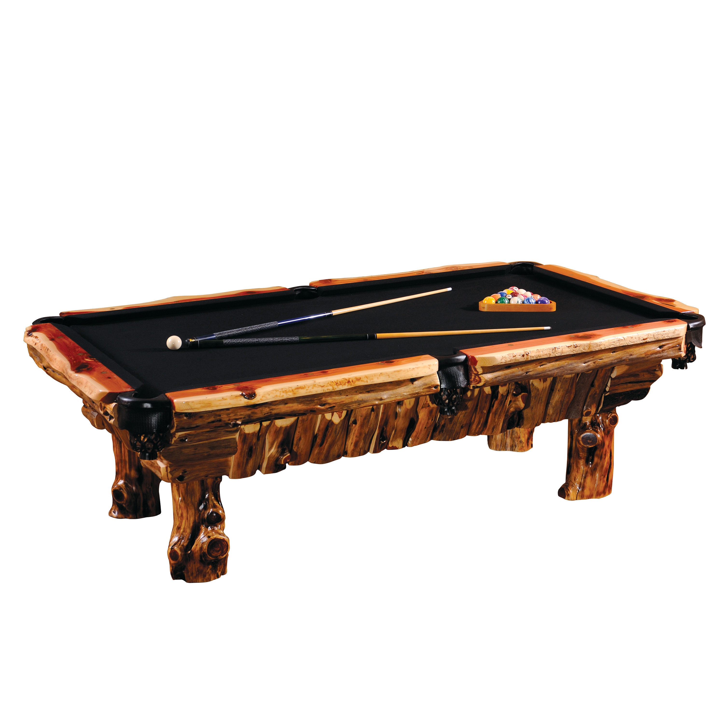 Hand Crafted 8' Juniper Pool Table | Rustic Pool Table | Handmade Pool ...