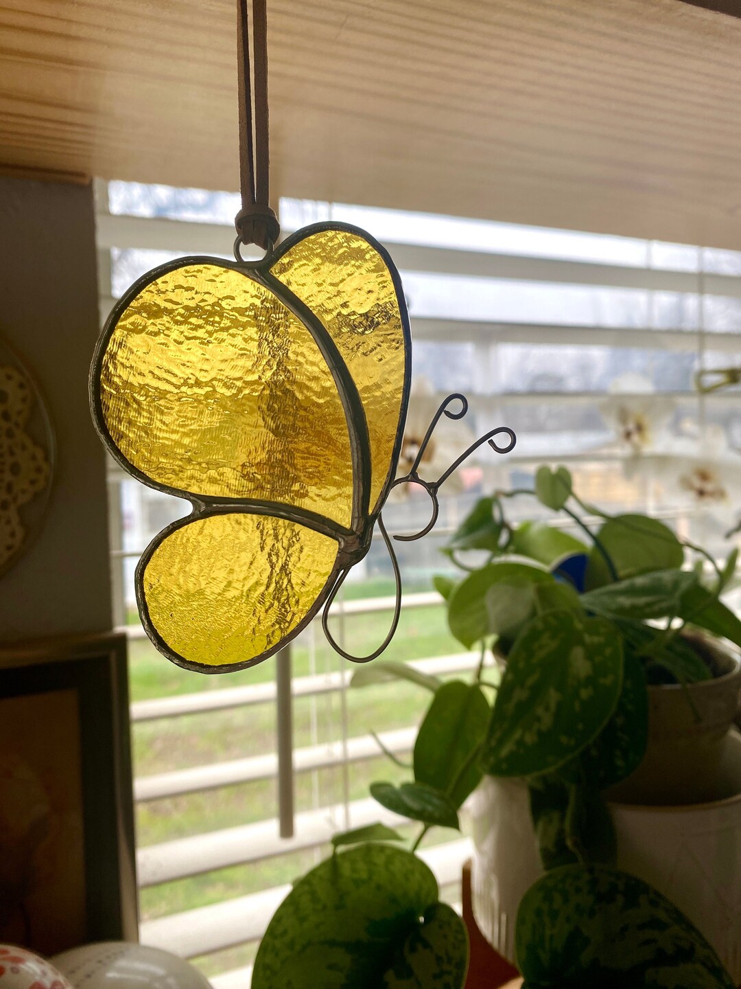 Butterfly Suncatcher, Stained Glass, Window Decor, Gifts for Her, Made ...