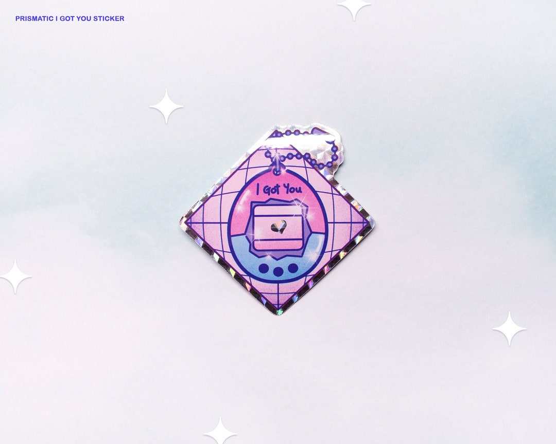 Prismatic I Got You Sticker | Aesthetic Stationery - Etsy