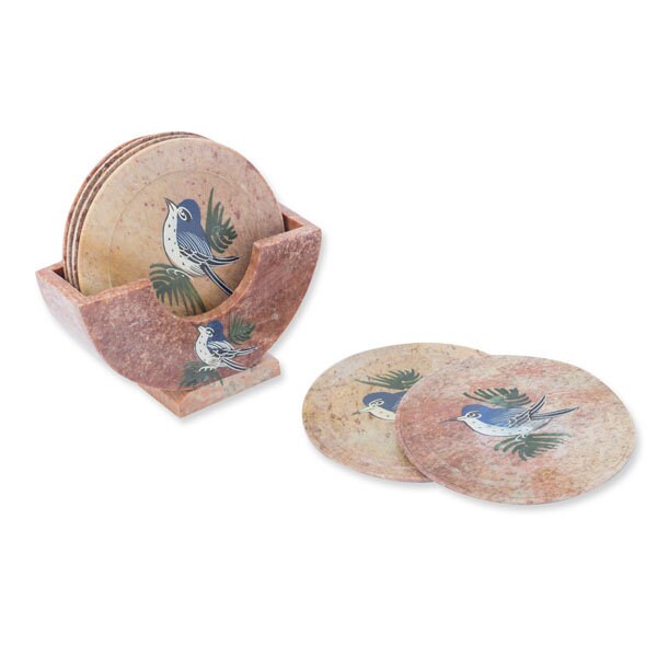 Set of 6 Onyx Coasters Various Models Stone Coasters - Etsy