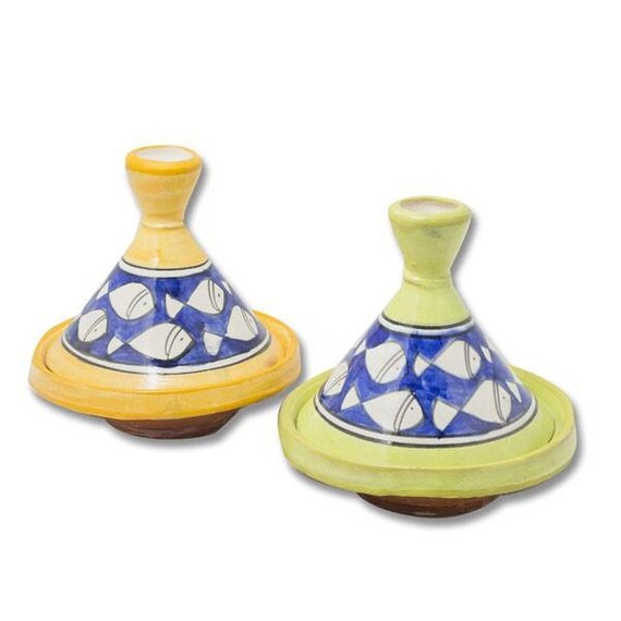 Moroccan Ceramic Tajin Painted Model Fish Moroccan Ceramic - Etsy