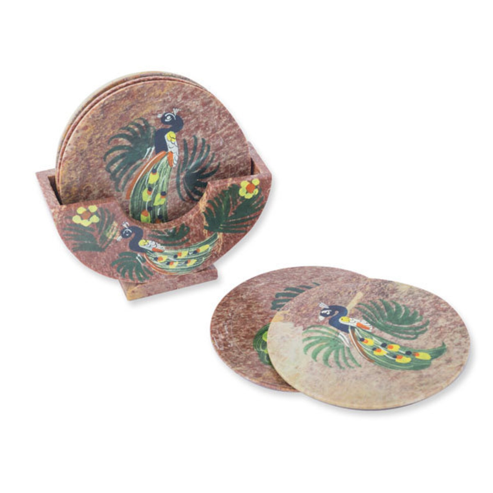 Set of 6 Onyx Coasters Various Models Stone Coasters - Etsy