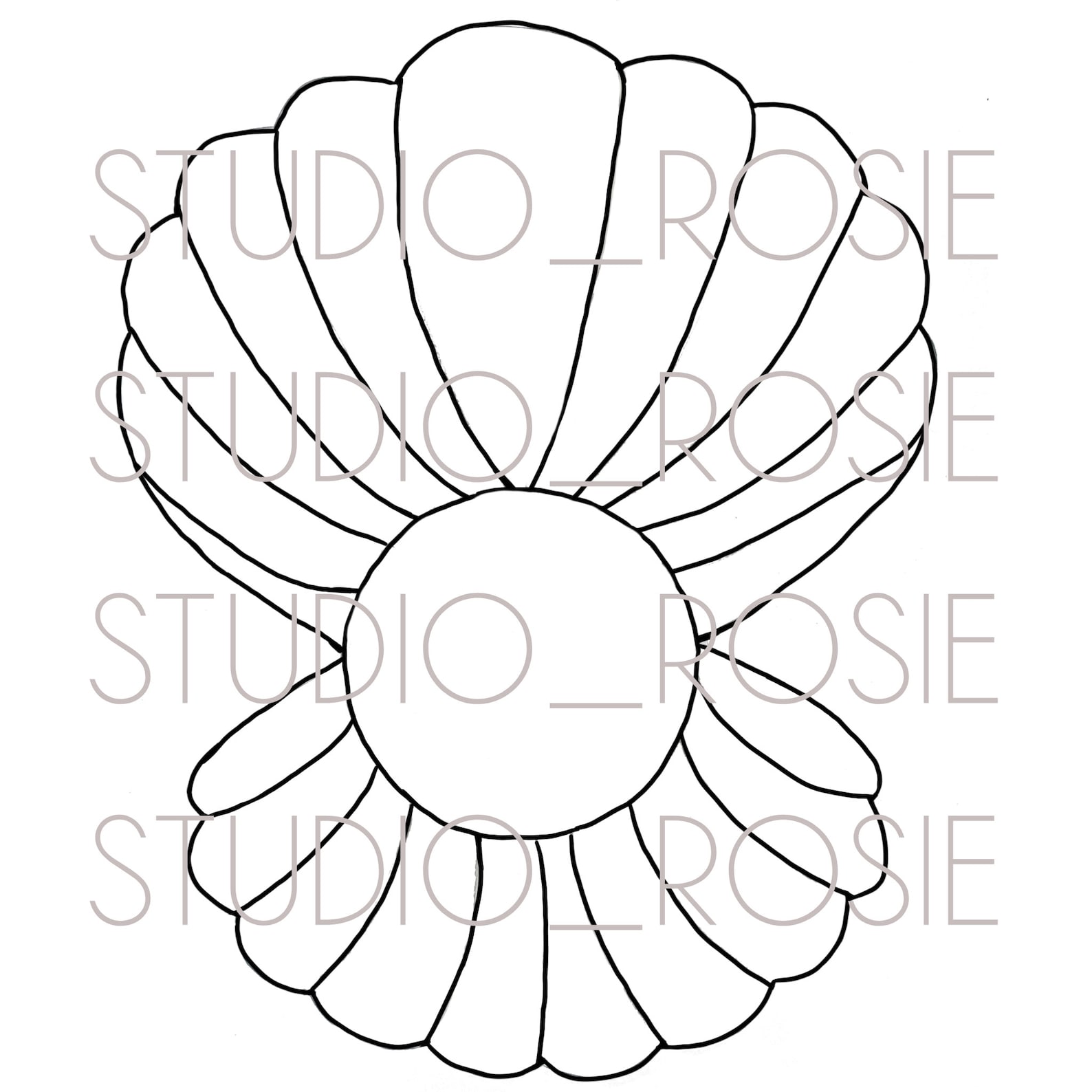 Seashell Pearl Digital Download Template - Etsy