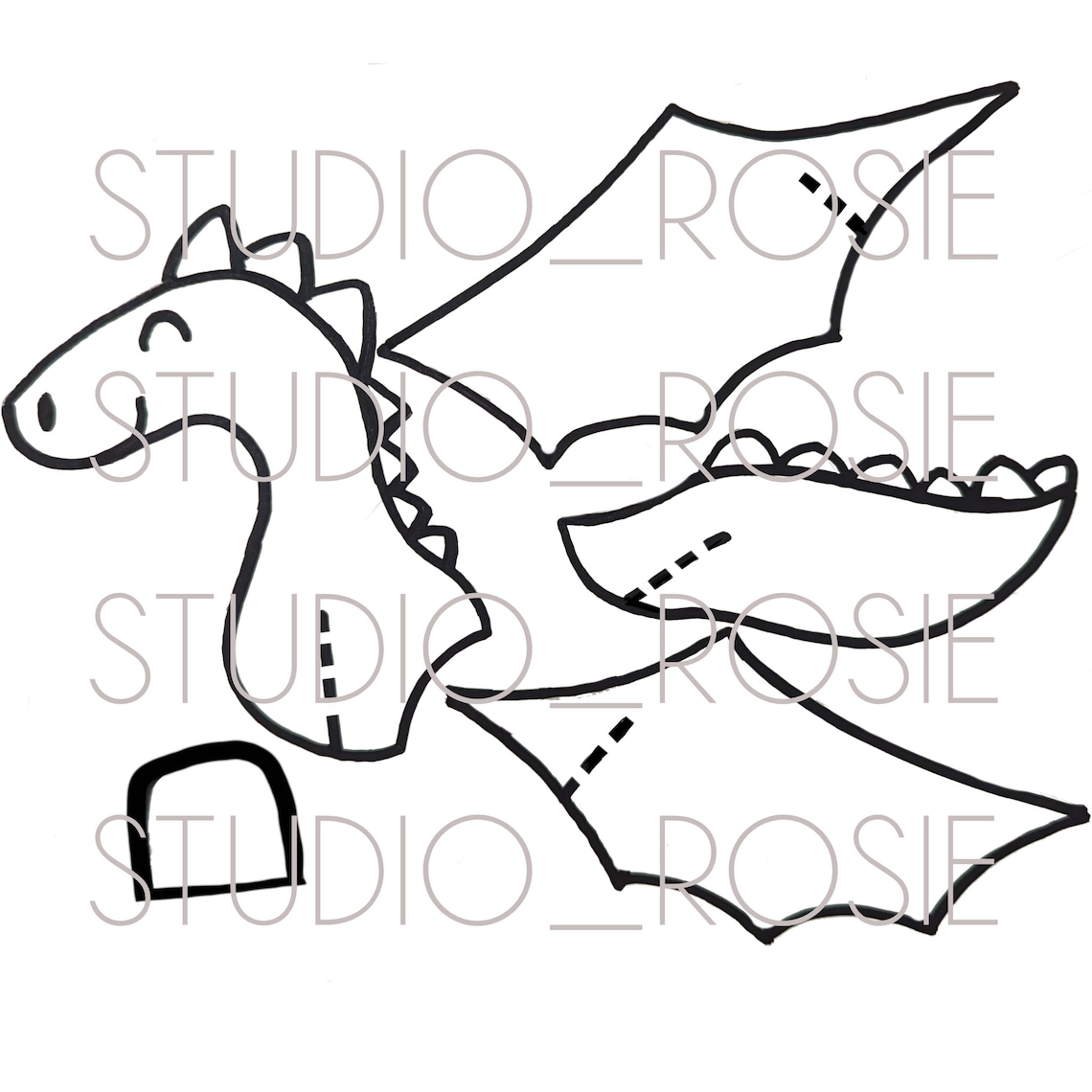 Dragon Craft Template Digital Download DIY Craft for Kids - Etsy