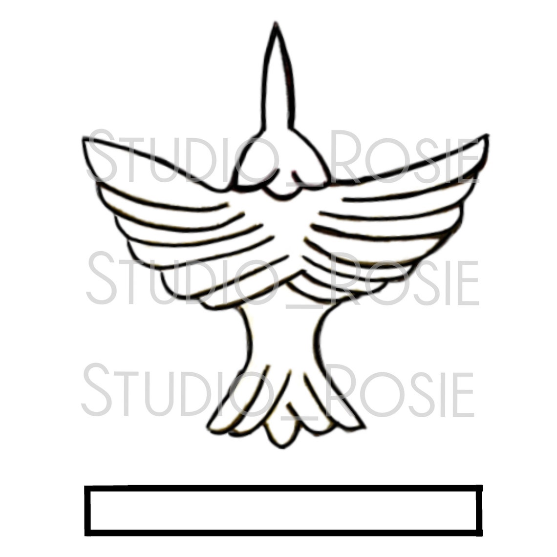 Flying Bird From Soar Template - Etsy