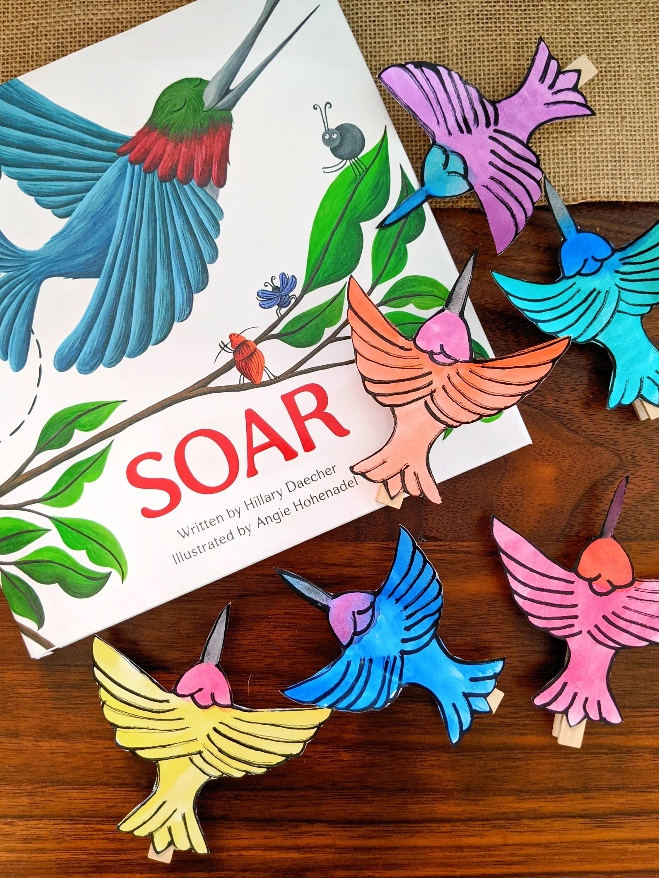 Flying Bird From Soar Template - Etsy