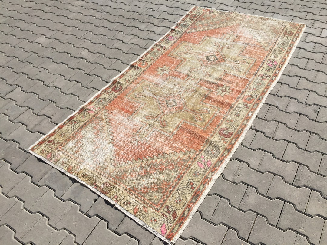 100x300 Türkischer Teppich,Gedeckter Teppich,Gedämpfter Teppich ...